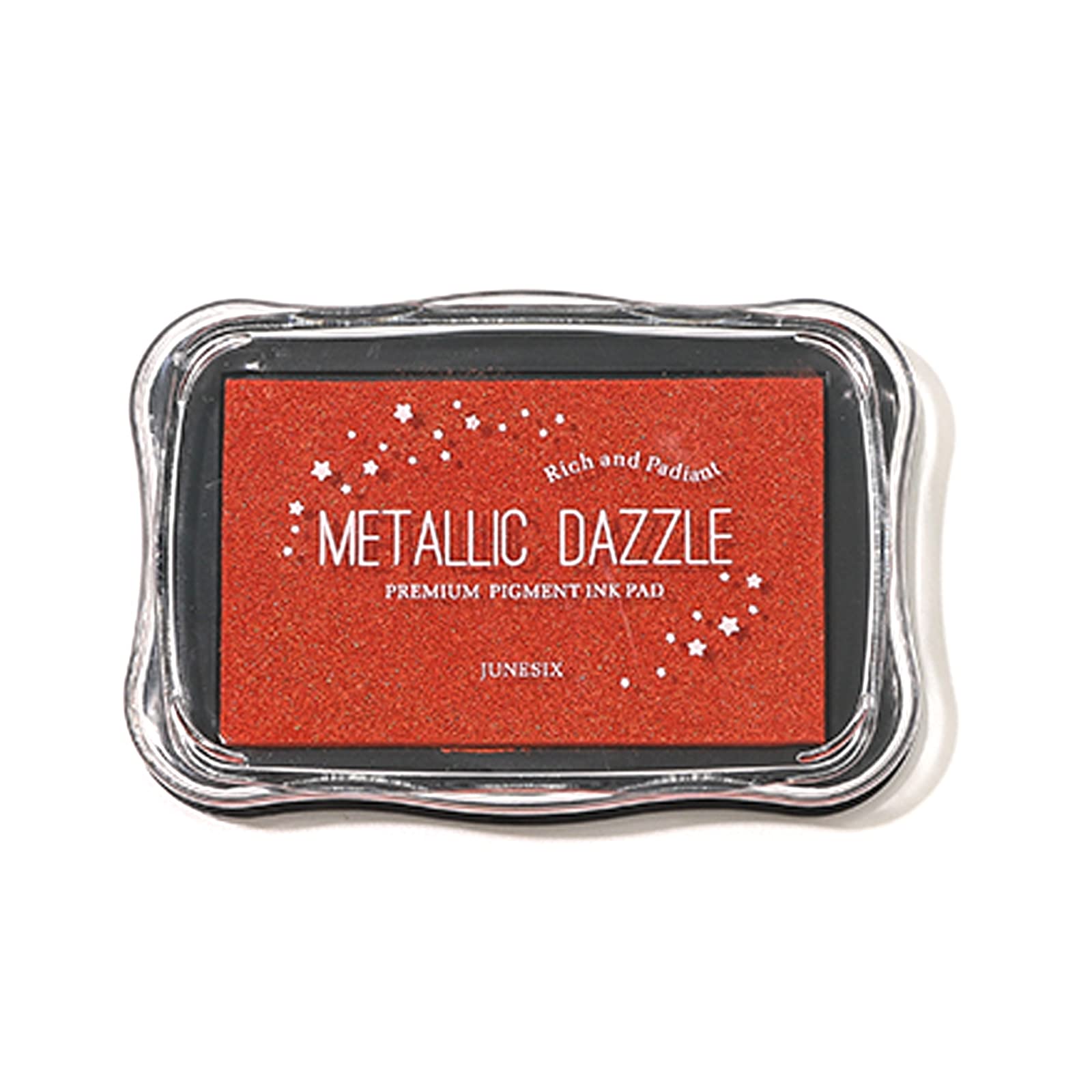 Amazon.com: Metallic Ink Pads for Rubber Stamps, Washable Stamp Ink Pad ...