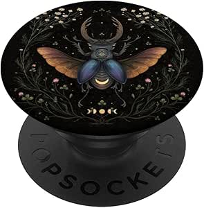 Amazon.com: Boho Beetle Bugs Collector Biology Witchy Moon Phases ...