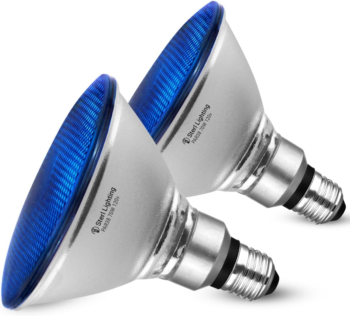 PAR38 Blue Light Bulb Indoor Recessed Fixture - Blue Outdoor Light ...