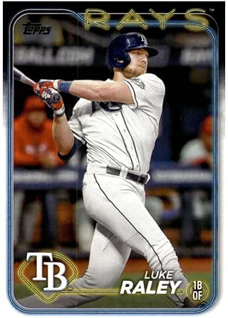 Amazon.com: 2024 Topps #181 Luke Raley Tampa Bay Rays NM-MT MLB ...