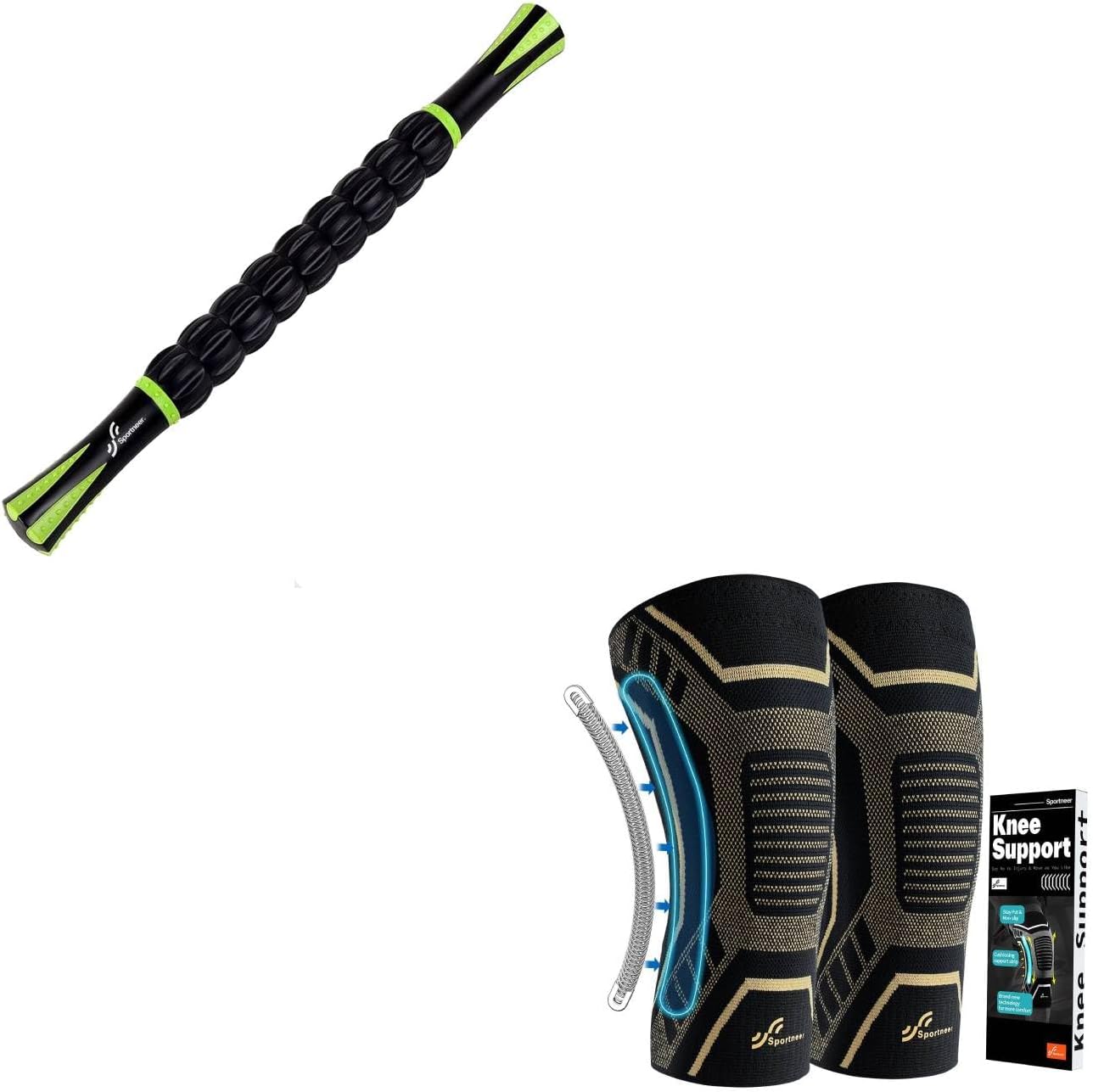 Amazon.com: Sportneer Muscle Roller Stick - Massage Stick for Athletes ...