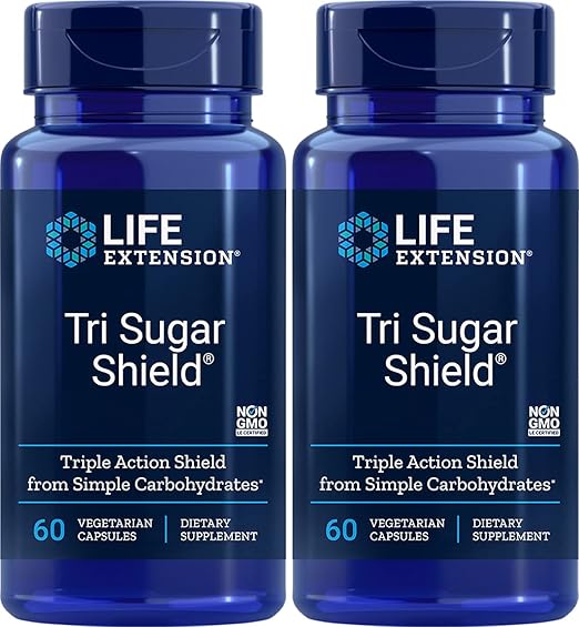 Amazon.com: Tri Sugar Shield, 60 Vcaps (Pack of 2) : Health & Household