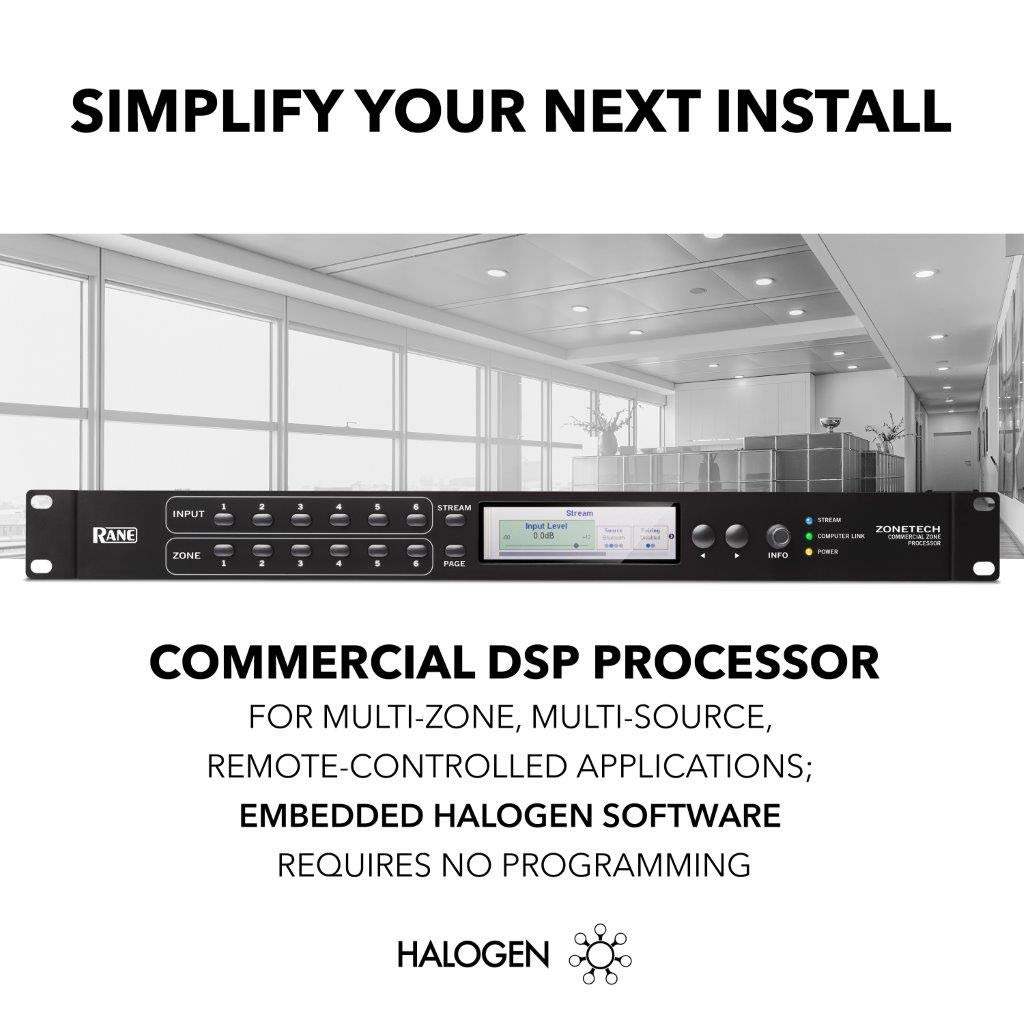 Snapklik.com : Rane Commercial Zonetech Commercial Audio DSP Processor