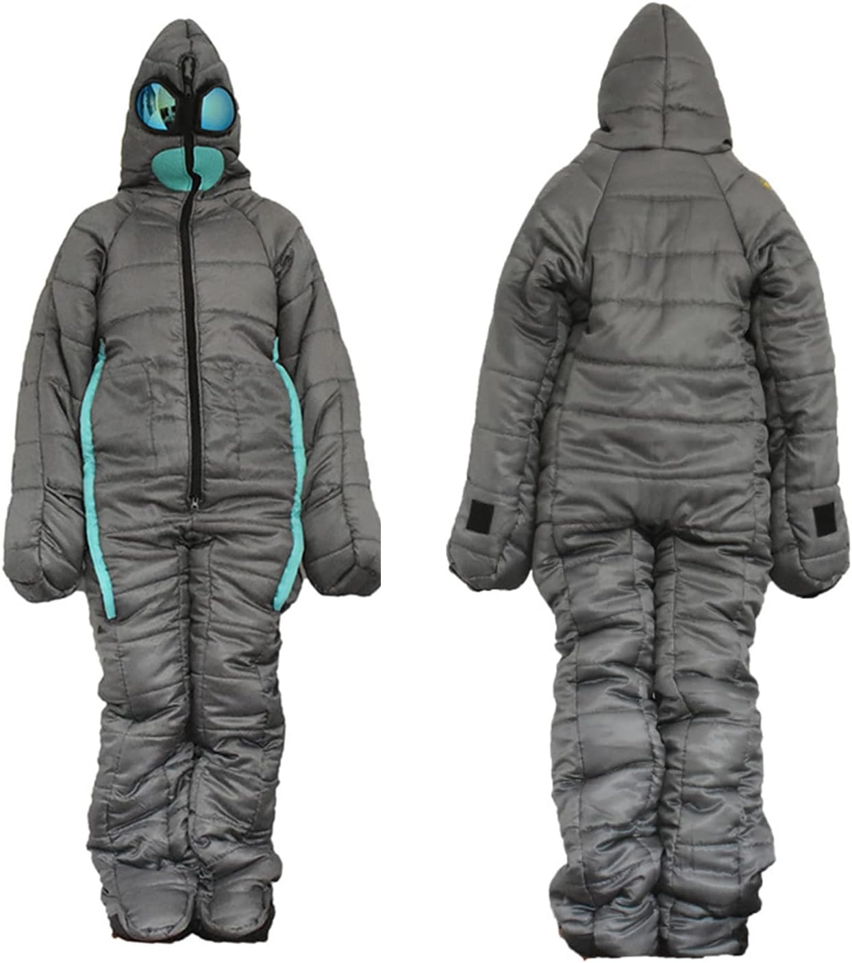 Amazon.com : AXUYU Wearable Sleeping Bag 3 Season Alien-Shaped Sleeping ...