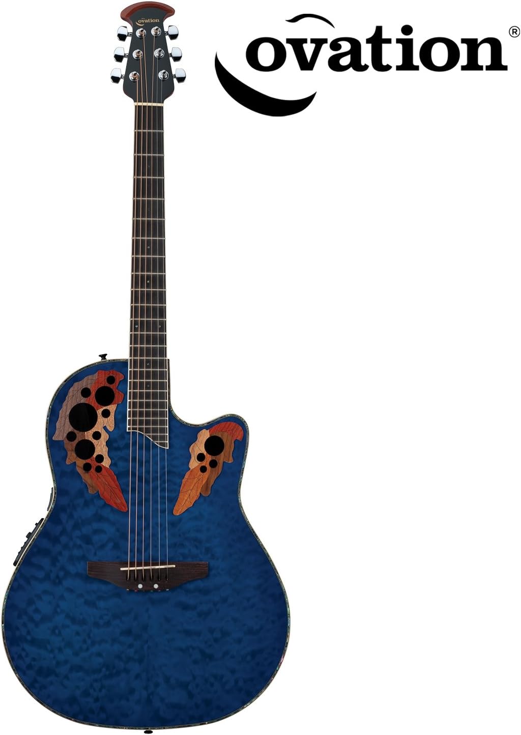 Amazon.com: Ovation Celebrity Deluxe CC44 Acoustic-electric Guitar ...
