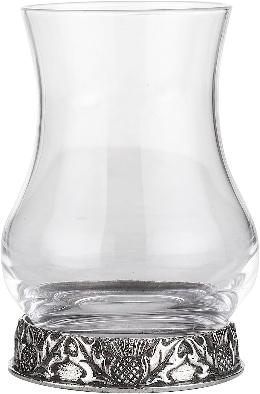A E Williams Scottish Thistle Flower Whisky Tasting Glass Set with ...