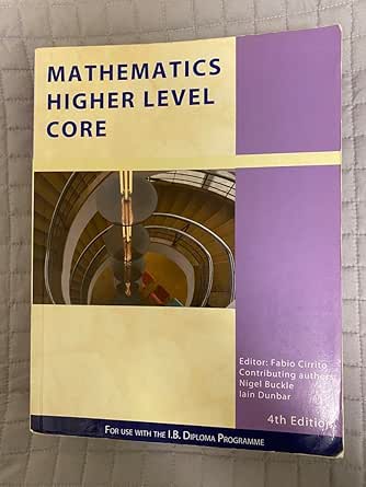 Amazon.co.jp: IB Diploma Math HL Core Textbook : Toys & Games