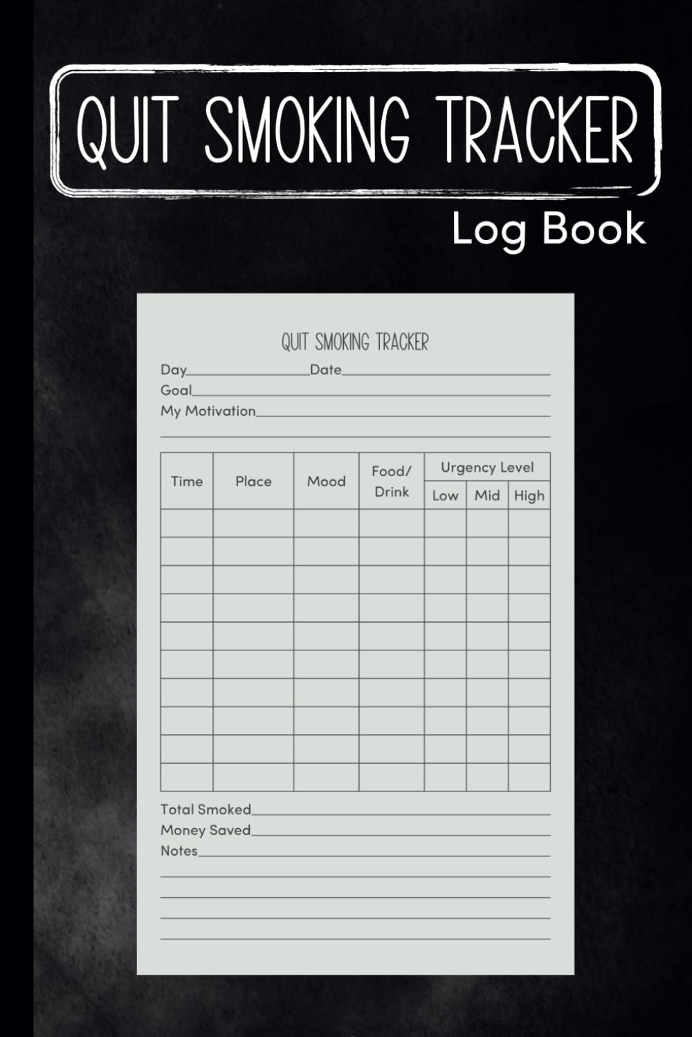 Quit Smoking Tracker Log Book: Journal To Track and Record Quit Smoking ...