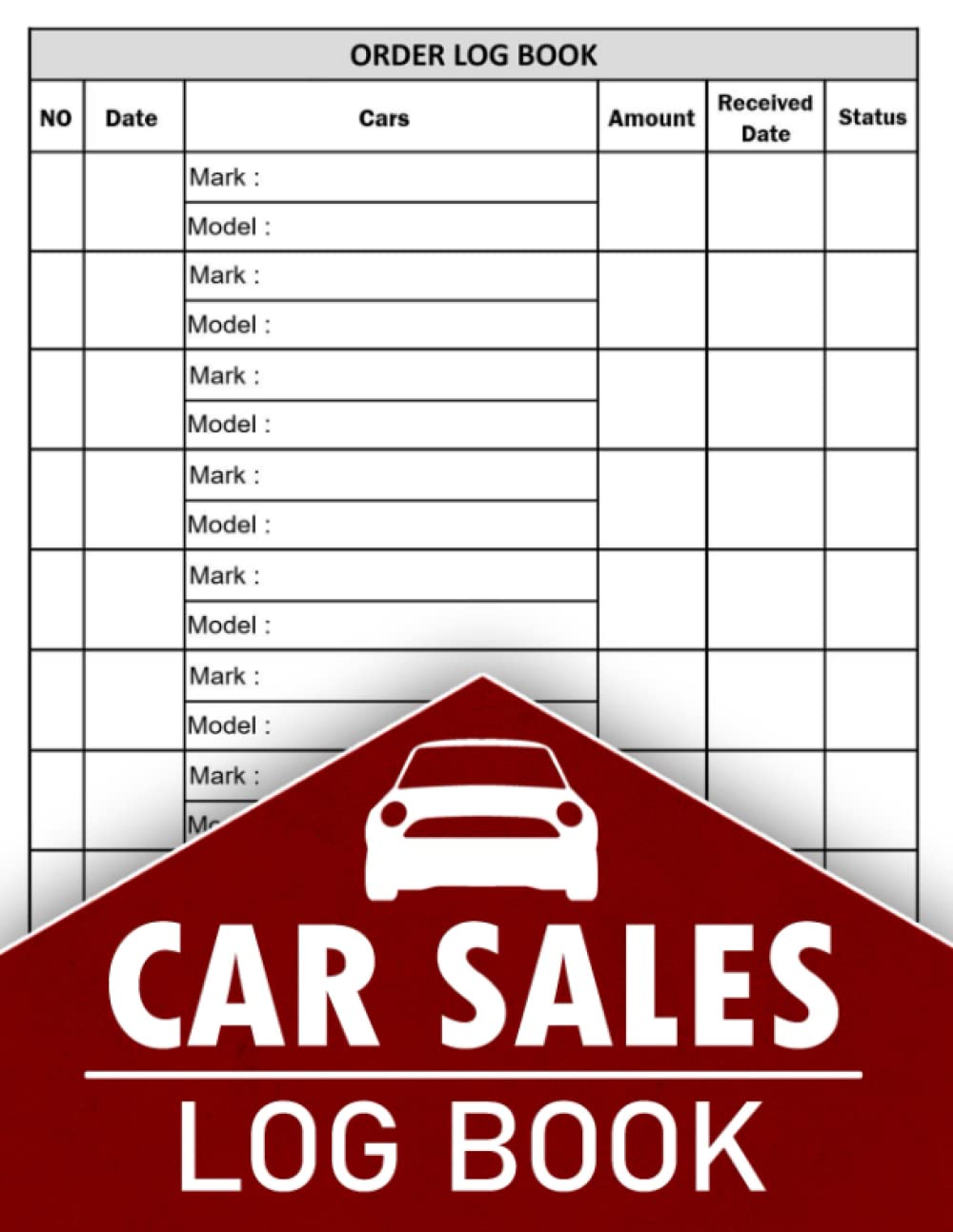 Car Sales Log book: Keep track of your all The Auto Sales - Cars Sales ...