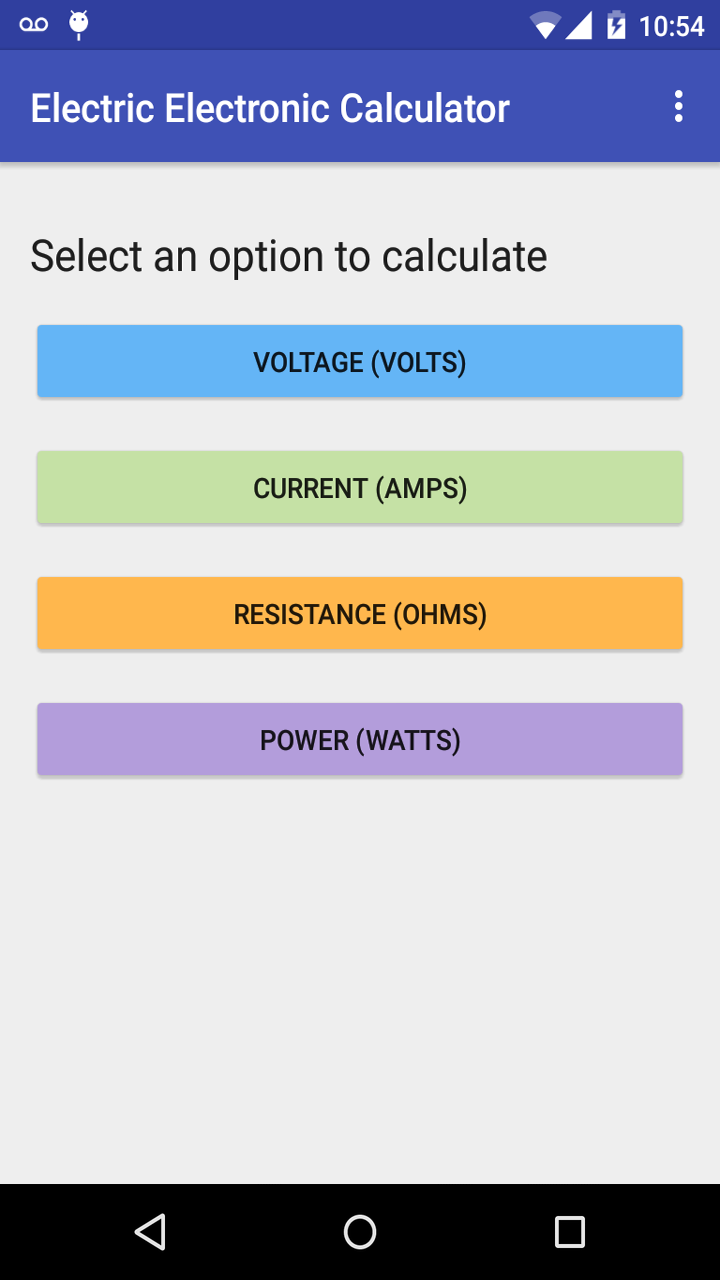 Electrical and Electronic Engineering Calculator - App on Amazon Appstore