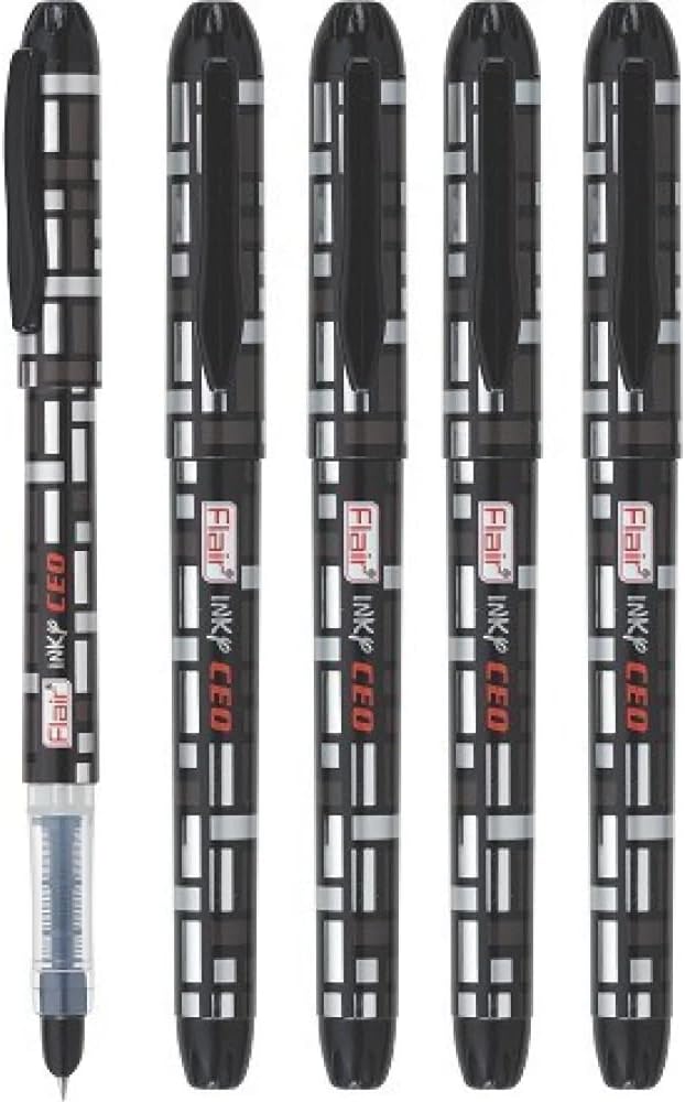 Amazon.com : FLAIR Inky Series CEO Liquid Ink Fountain Pen Blister Pack ...