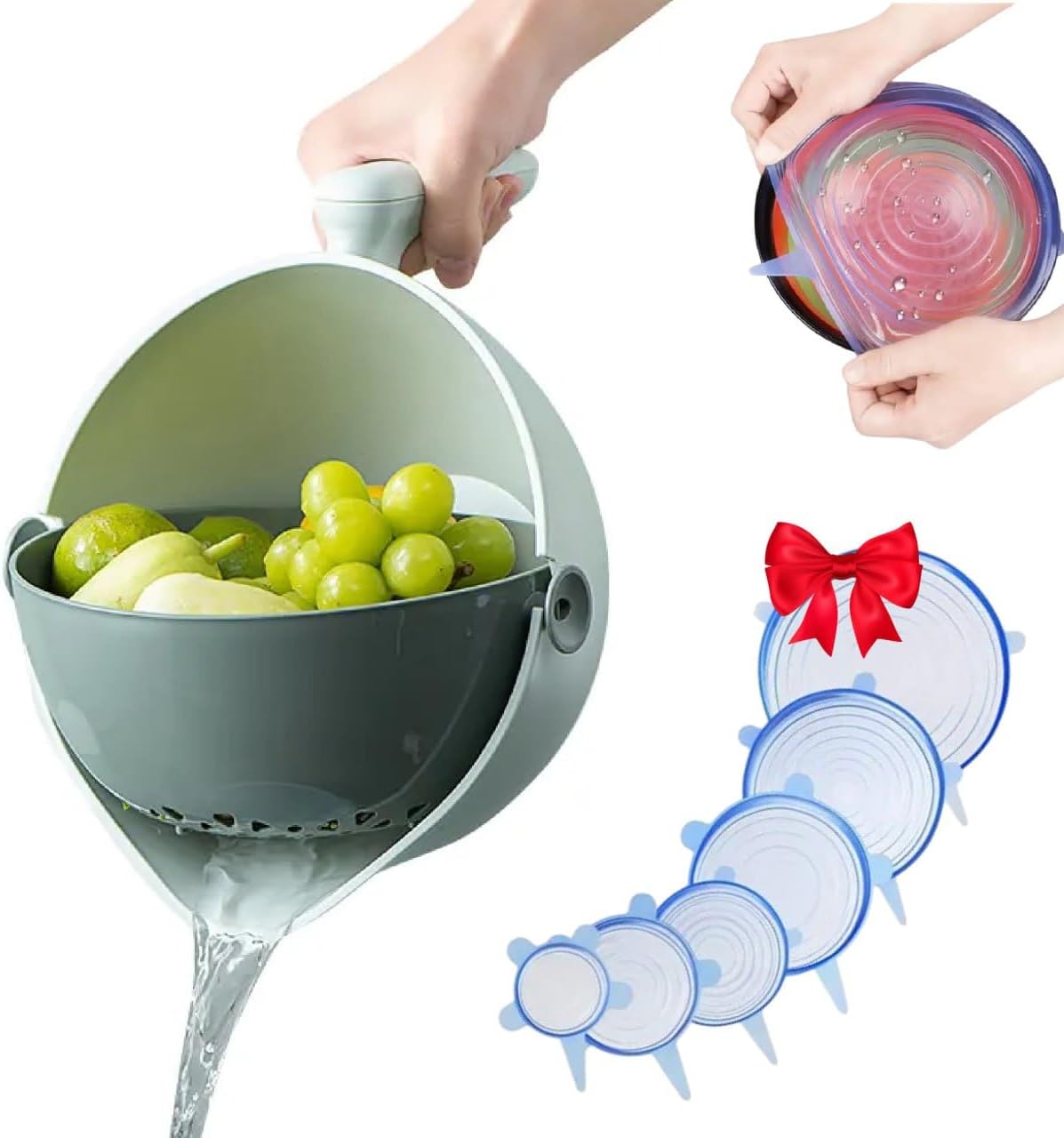 Amazon.com: Samara78 - Colanders & Food Strainers - Colander Set with ...