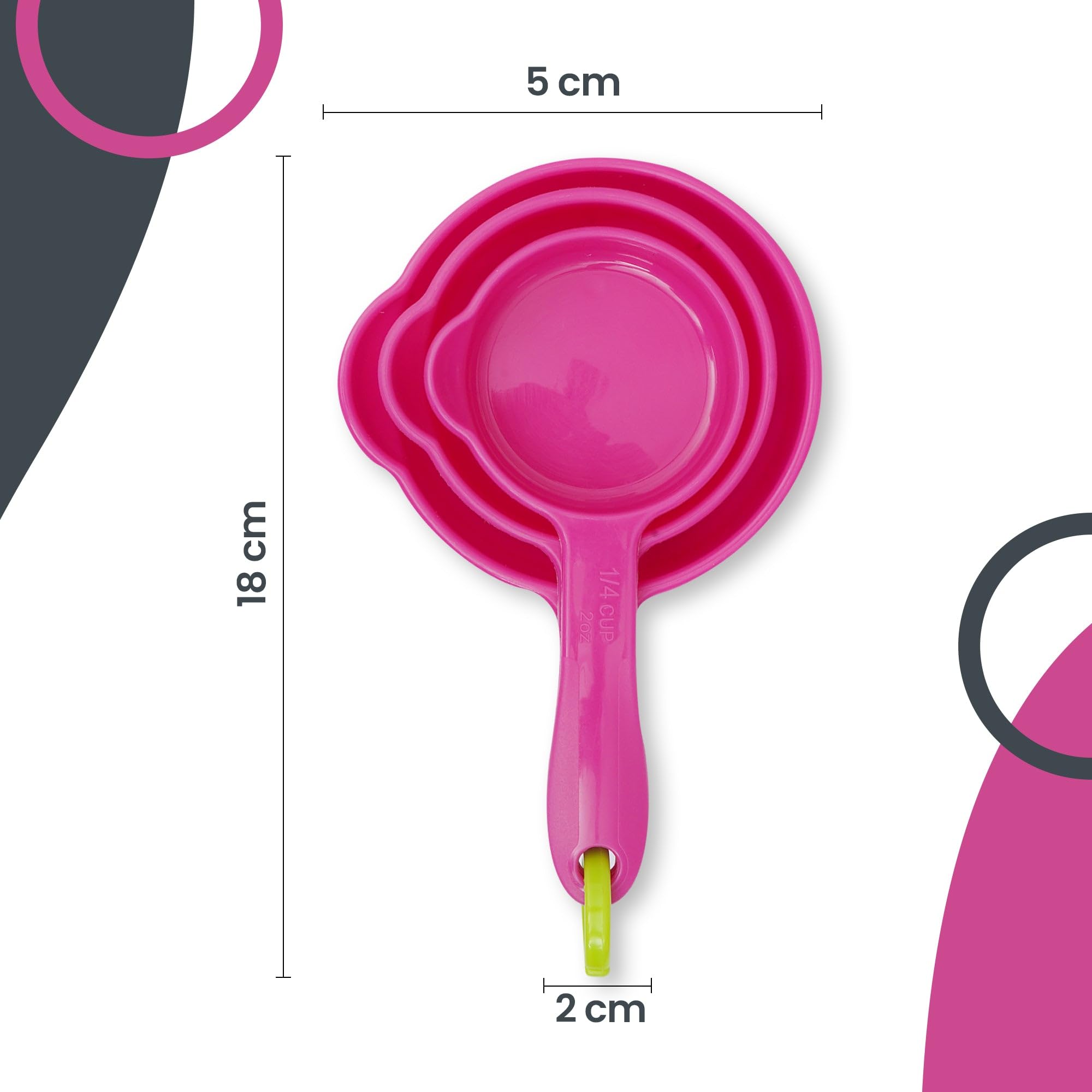 Snapklik.com : 8PCS Measuring Cups, Little Cook Measuring Cups And ...