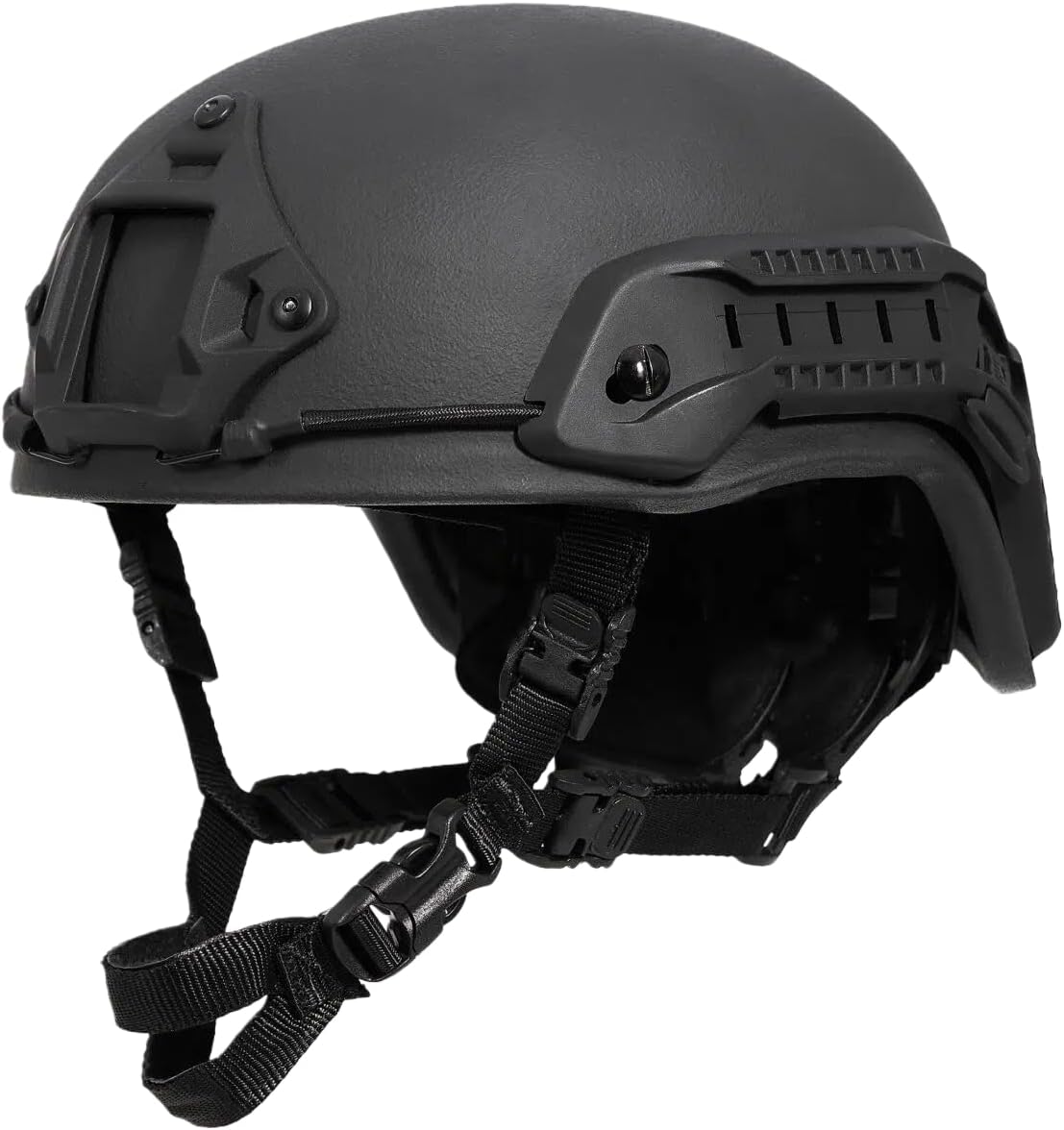 Amazon.com : Level IIIA ACH High Cut Tactical Helmet with Side Rails ...