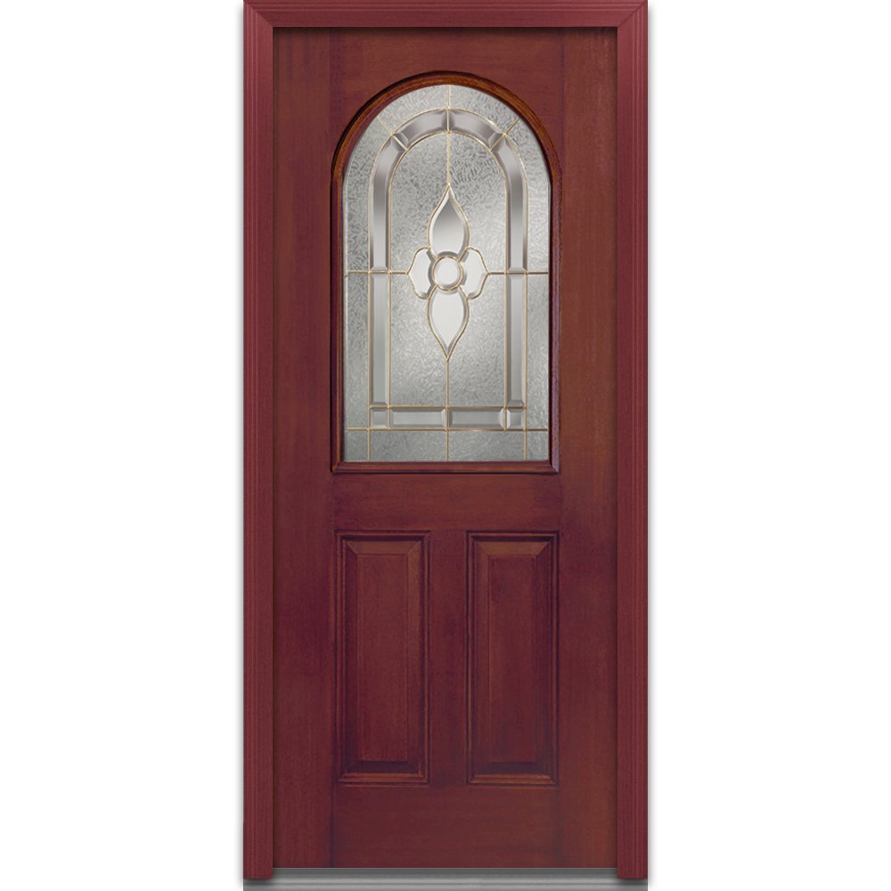 National Door Company ZA01119R Fiberglass Mahogany, Windsor Cherry ...