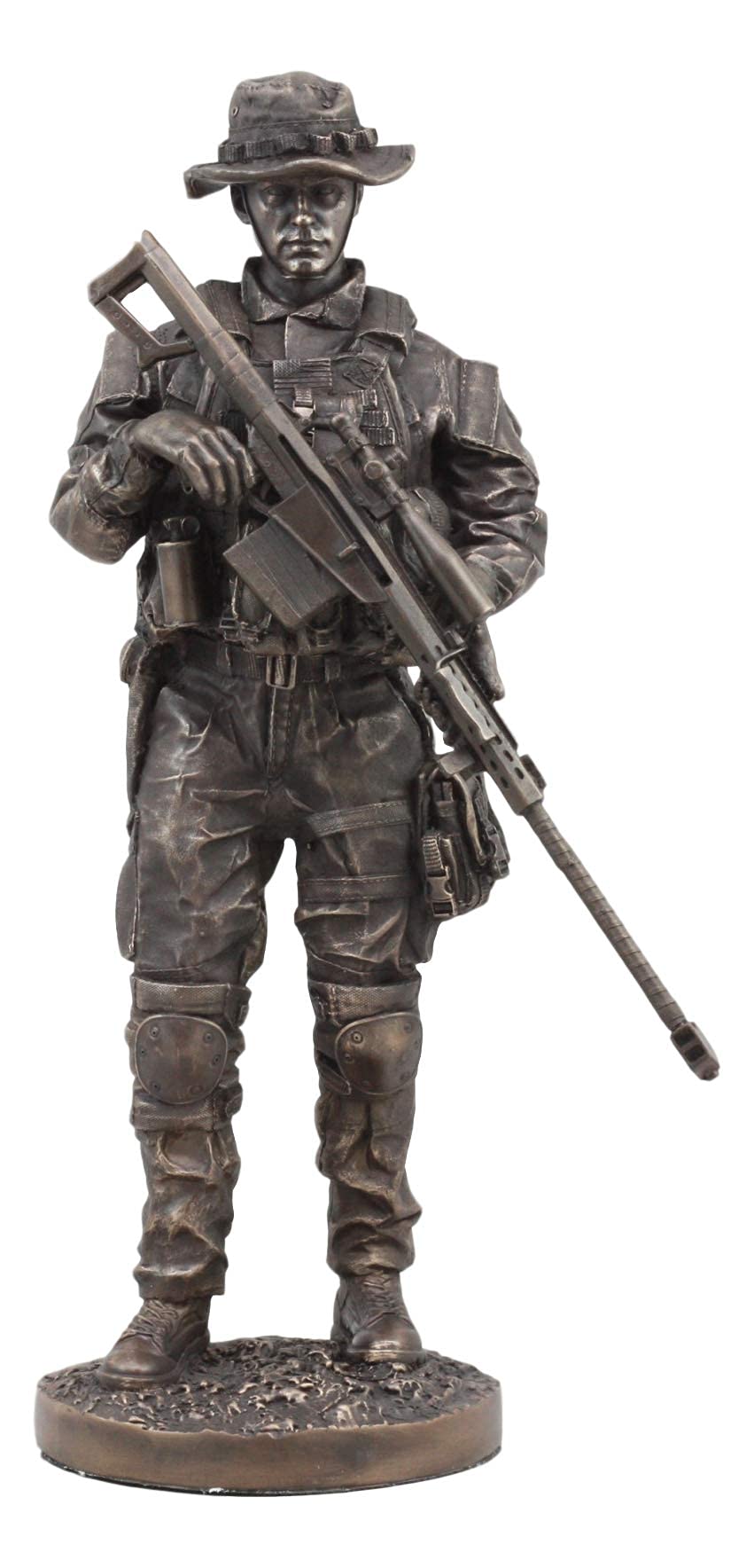 Buy Ebros Gift Large Modern Military Marine Sniper Soldier Statue 13 ...