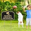 Amazon.com : Leinuosen 4 Pcs This Property Is Protected by Video ...
