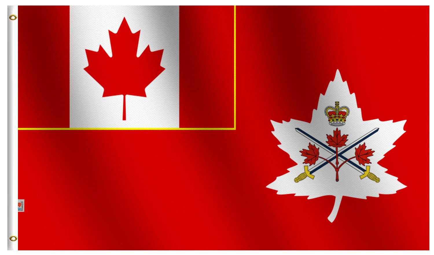 Rhungift Canadian Army Flag 3x5 Ft, Moderate-Outdoor Screen Printed ...