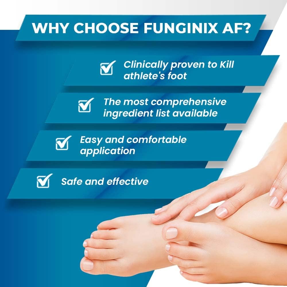 Funginix AF Athletes Foot Anti-Fungal Treatment - Safe & Effective 1oz ...