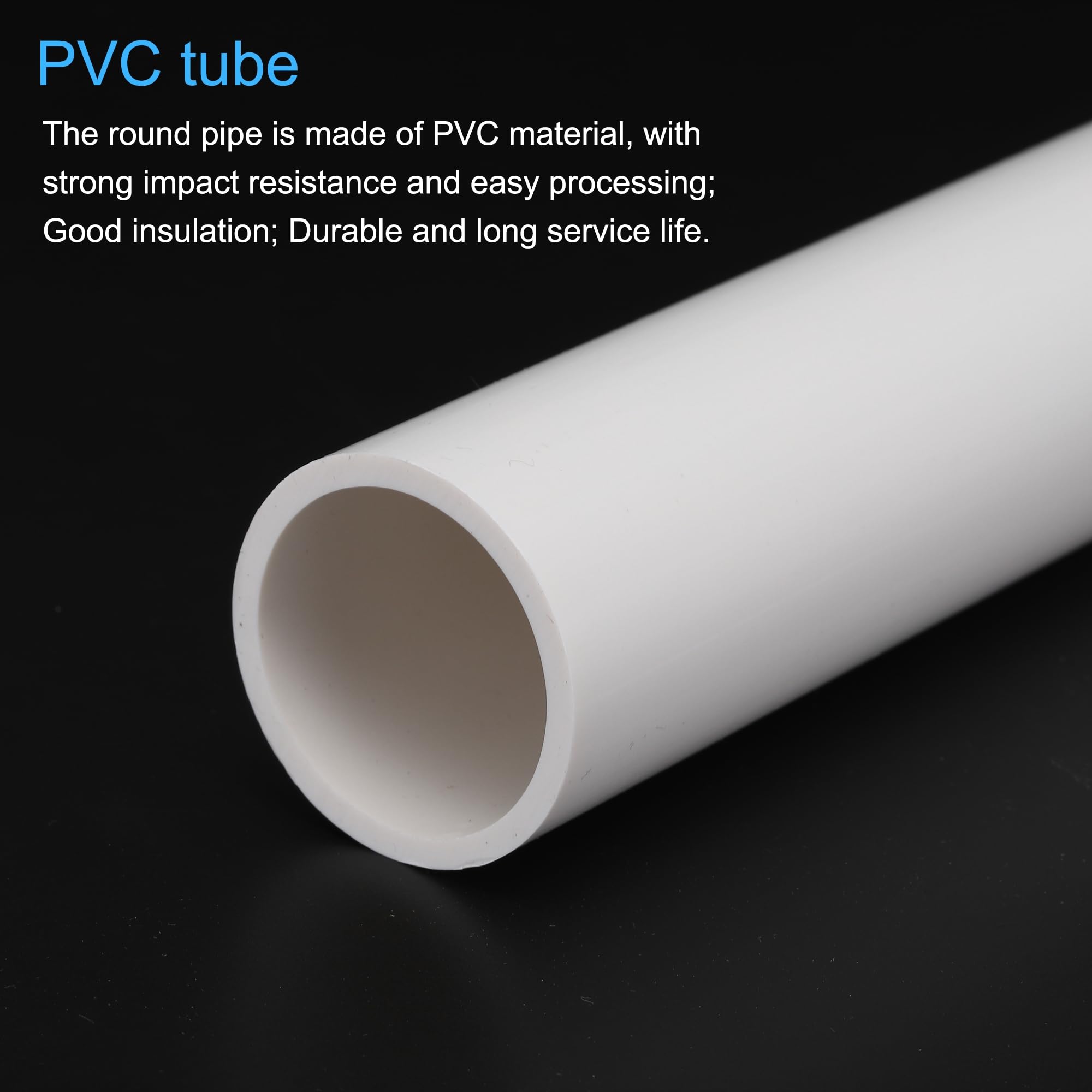 Snapklik.com : PVC Rigid Tube Round Pipe Hardware Tubing 34mm ID 40mm ...
