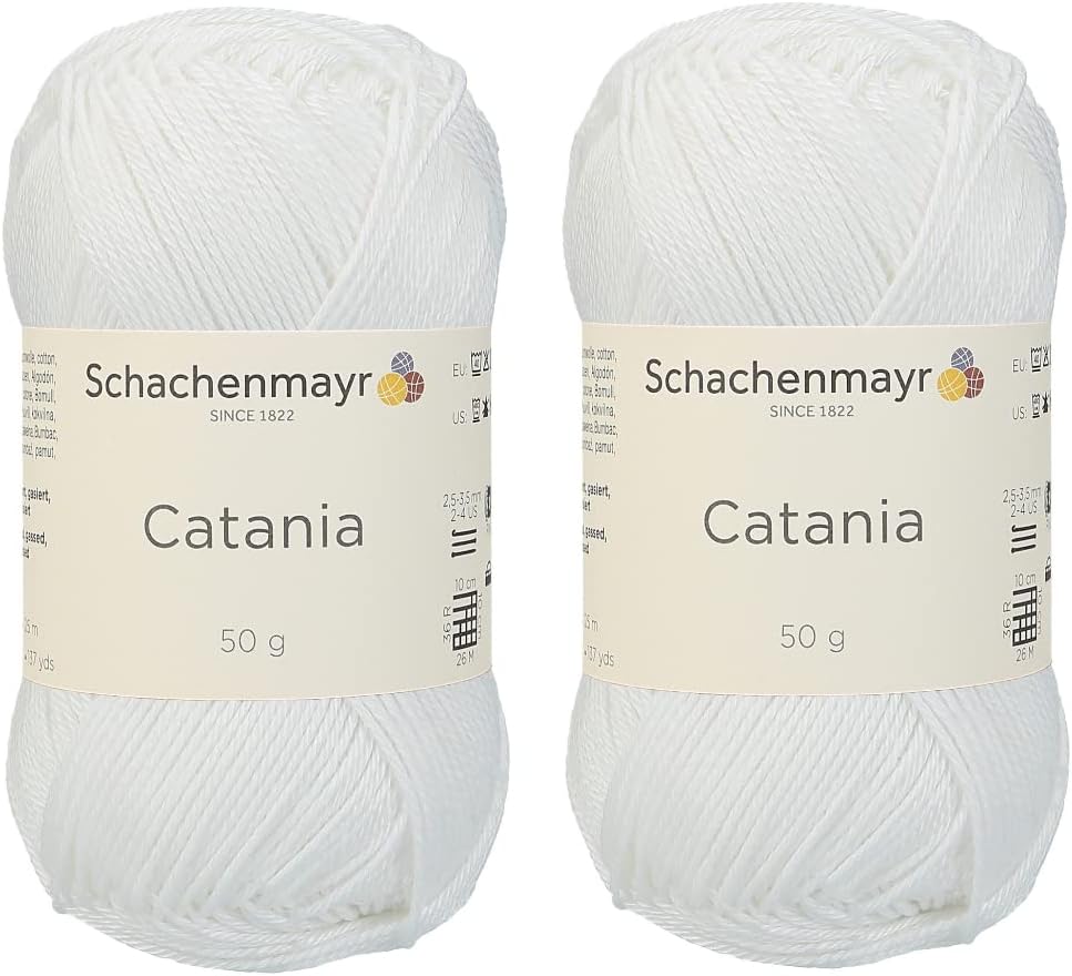 Amazon.com: Scheepjes Yarn Catona 50 gram (105 - Bridal White)