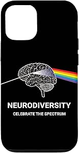 Amazon.com: iPhone 13 Neurodiversity Autism Spectrum ASD ADHD Rainbow ...