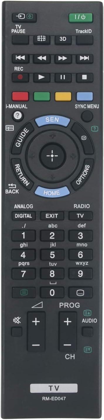 Amazon.com: New RM-YD073 Replace Remote fit for Sony BRAVIA TV KDL ...