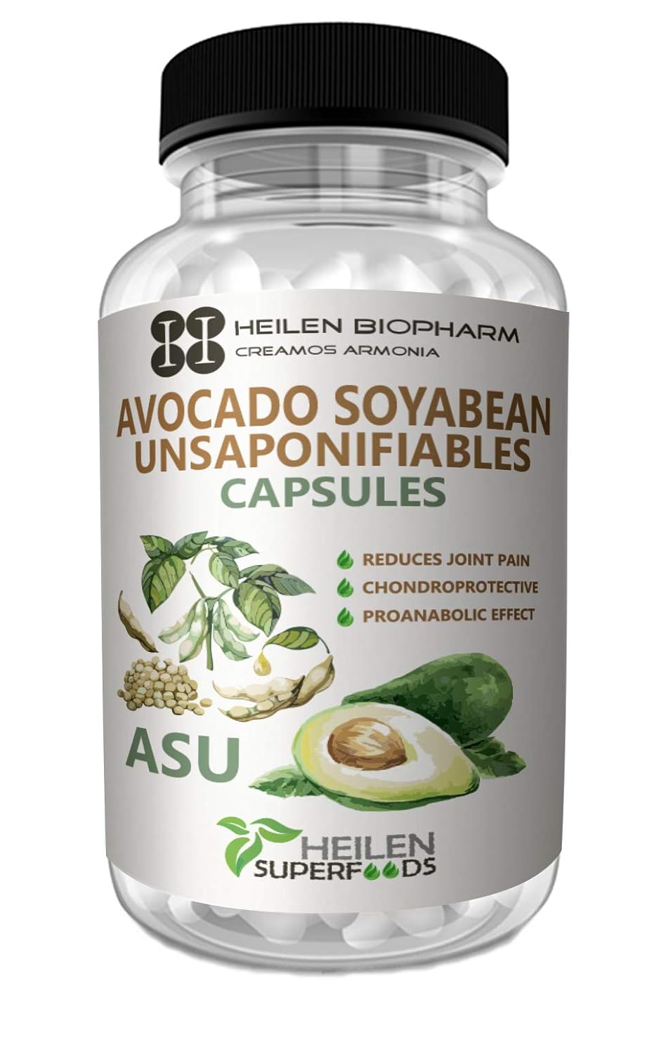 Buy Heilen Biopharm ASU 500 mg | Avocado & Soybean Unsaponifiables ...