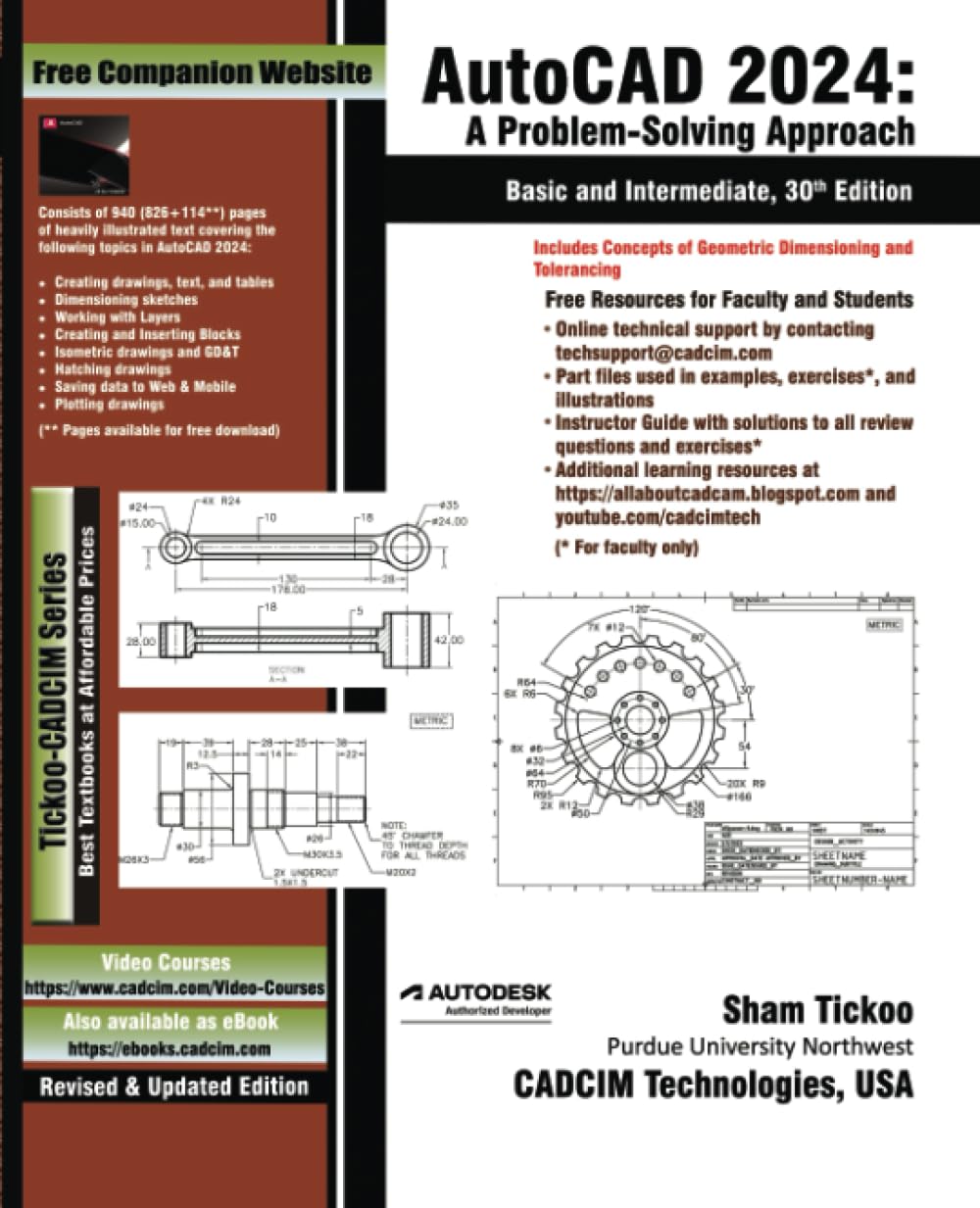 Autocad 2024 A Problem Solving Approach Basic And Intermediate 30th Edition Prof Sham