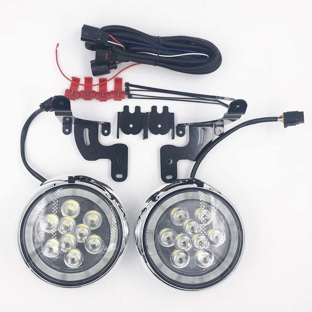 Mini LED cromado Halo Rally DRL luz diurna para 1 Gen Mini Cooper R50 ...