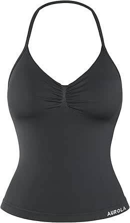 AUROLA Influence Longline Strappy Top Workout Tank Tops for Women ...