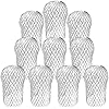10 Pack Downspouts Gutter Guard Aluminum Filter Strainer Expandable ...