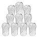 10 Pack Downspouts Gutter Guard Aluminum Filter Strainer Expandable ...