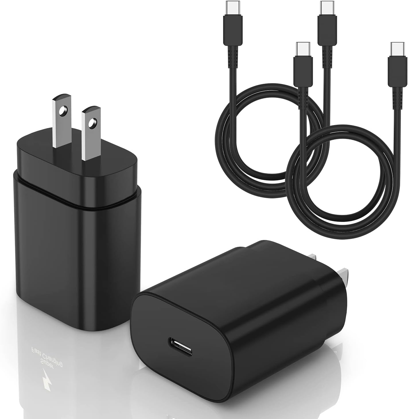 Amazon.com: 2 Pack USB C Charger, 25W Type C Charger Fast Charging with ...