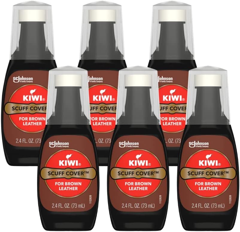 Amazon.com: KIWI Scuff Cover Brown, 2.4 Fl Oz. (Pack of 6) : Clothing ...