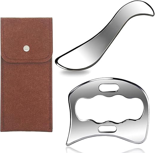 Gua Sha Stainless Steel Muscle Fascia Scraper, Body Guasha Tools for ...