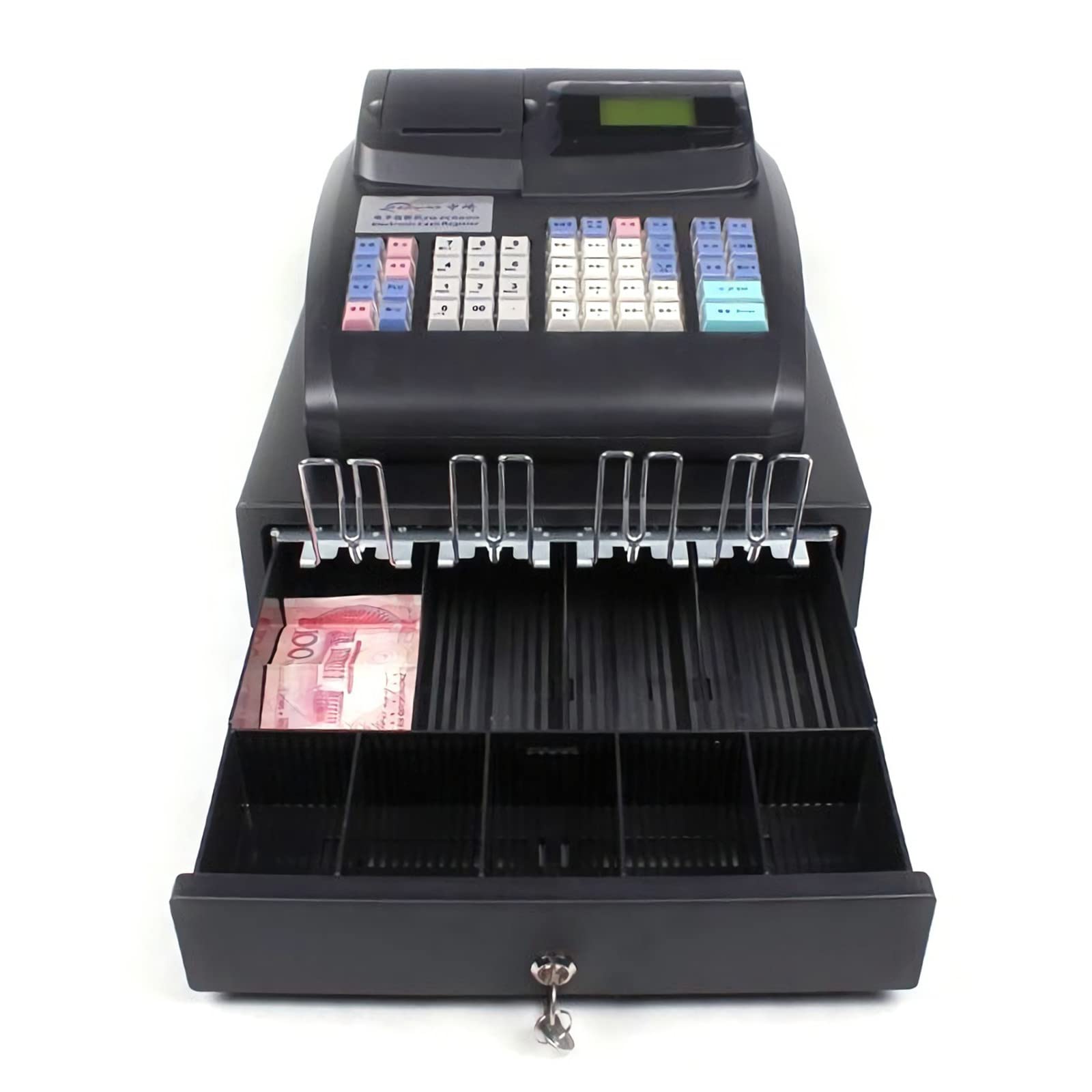 FONOBO Caisse enregistreuse électrique à 48 Touches avec Tirelire ...