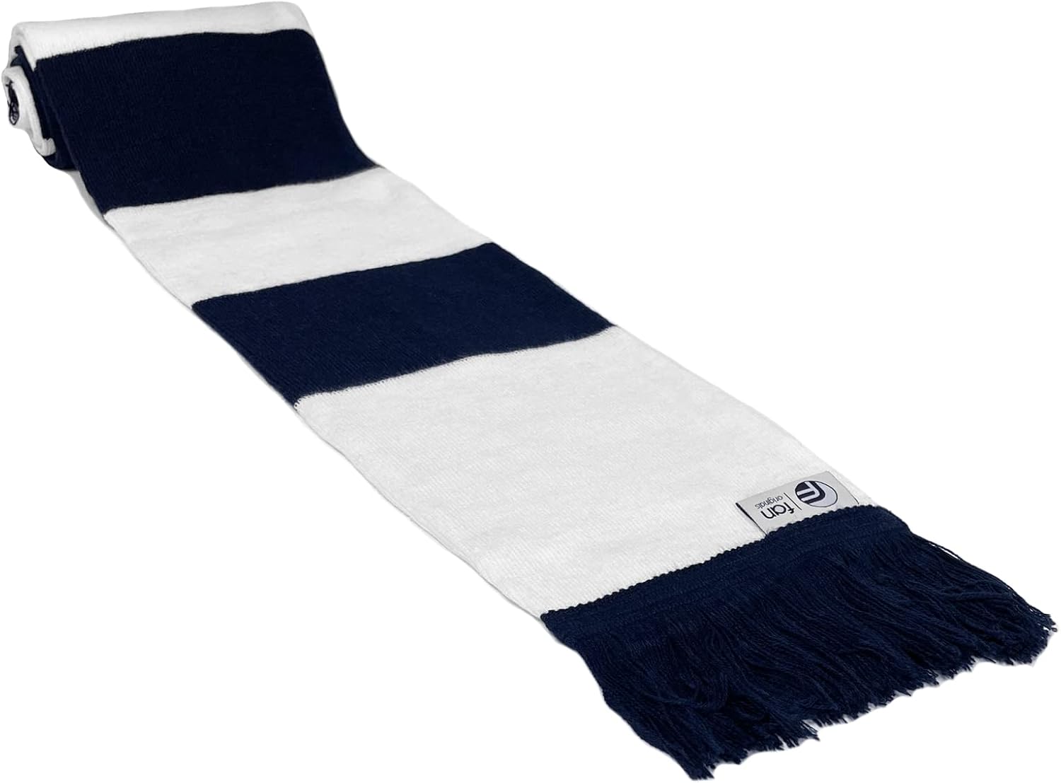 fan originals Retro Football Bar Scarf West Brom Colours Navy White ...