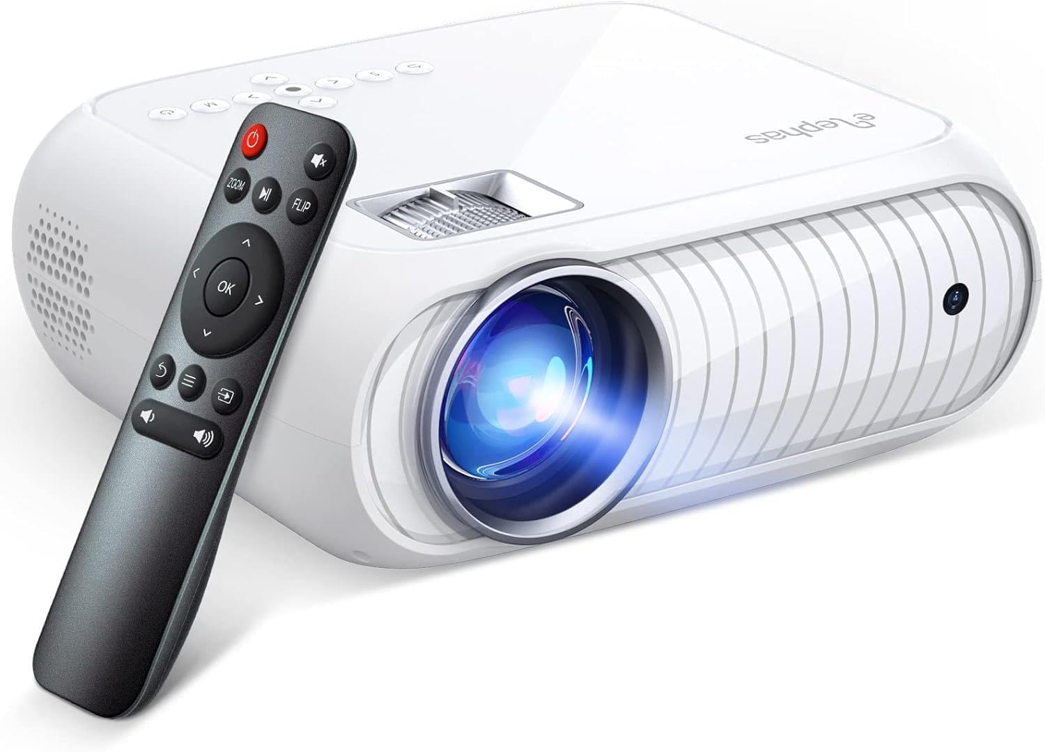 Amazon.com: CLOKOWE Mini Projector, HD 1080P Supported Projector, 8000L ...
