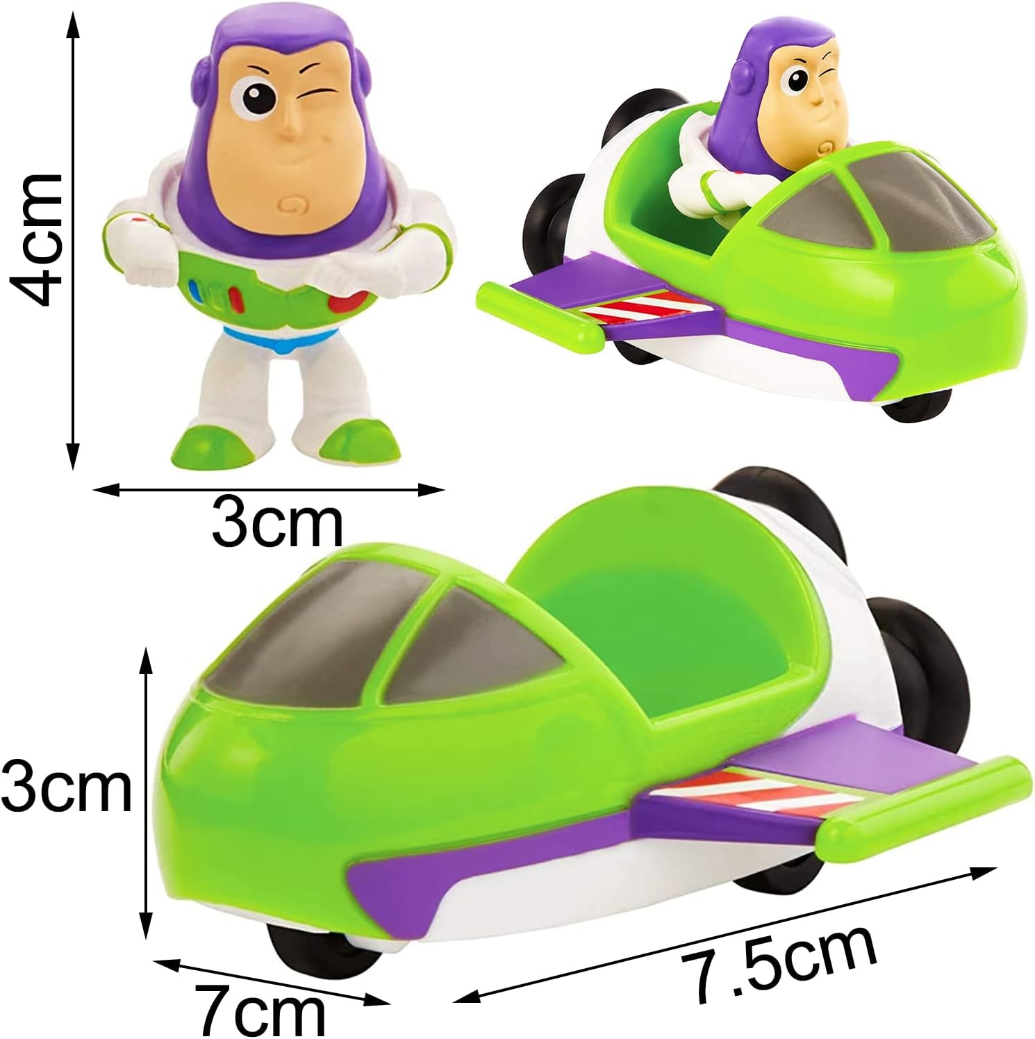 Buzz Lightyear Playset – simyron Buzz Lightyear Toy Spaceship,Woody Toy ...