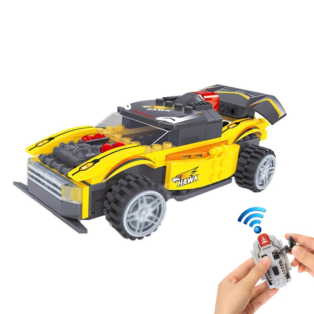 Yeibobo Stem Building Blocks Cars Toy Diy Remote Control Racing ...