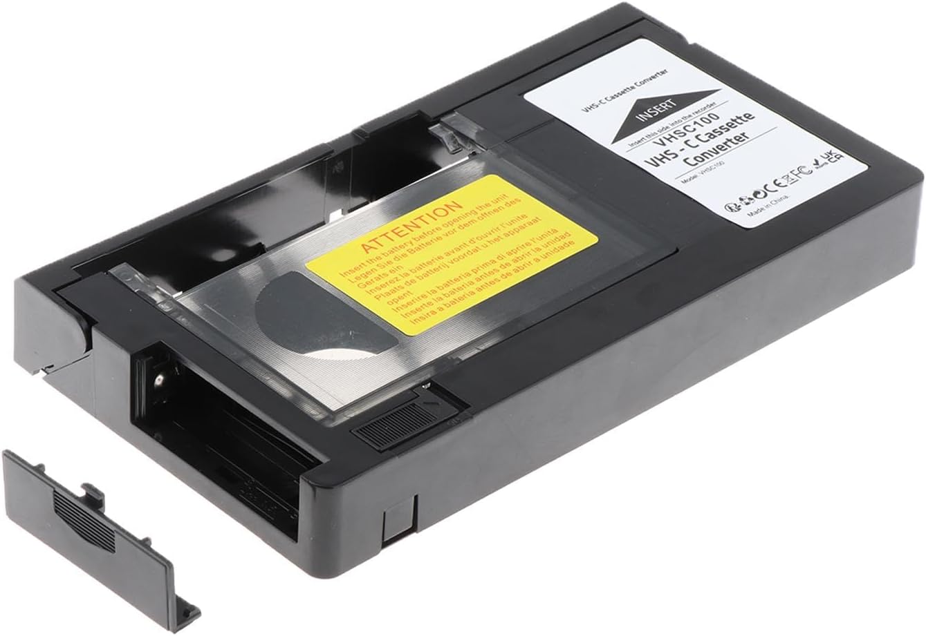 Amazon.com: ZGUZMCMK VHS C Cassette Adapter for VHS Tape Player VCR ...