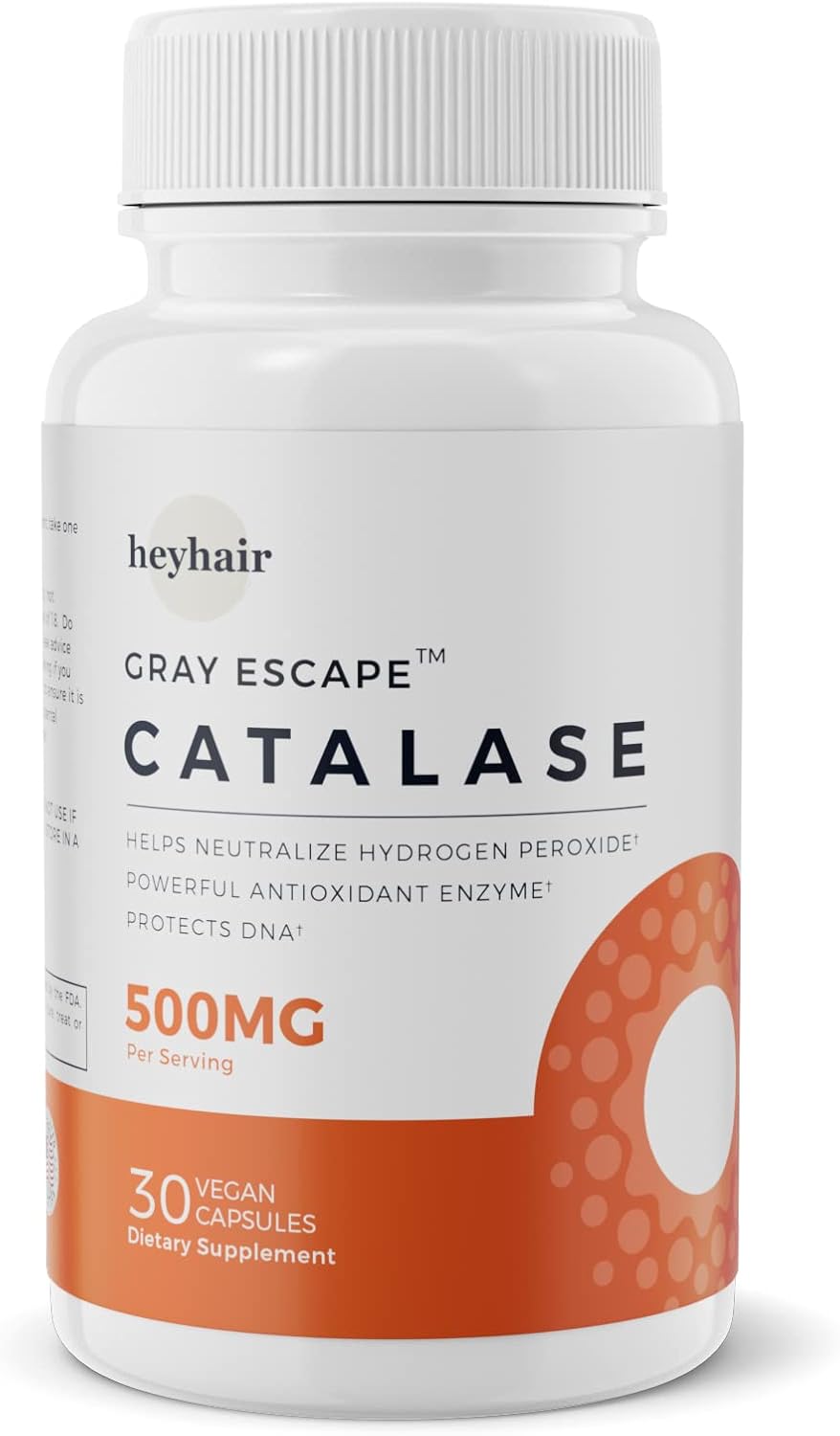 Amazon.com: heyhair Catalase Supplement - 20,000 IU Per Serving, 500mg ...