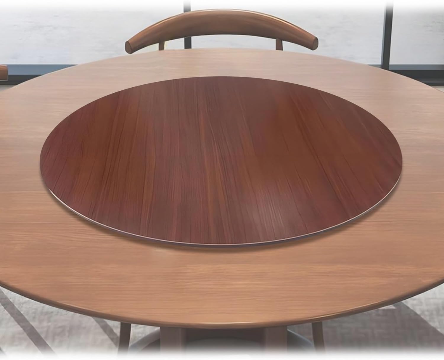 Amazon.com: Wooden Lazy Susan Serving Tray Round Tabletop Turntable ...