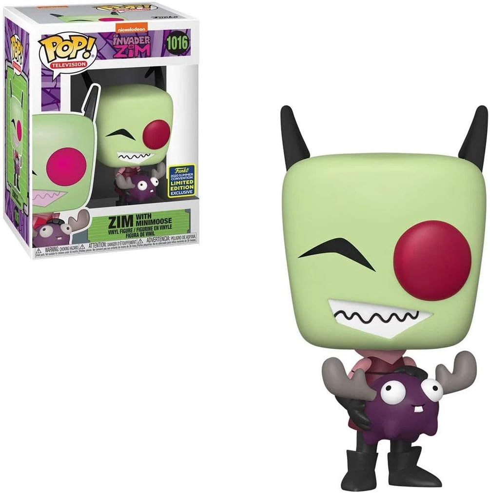Amazon.com: Funko Pop! Television: Invader Zim - Gir Eating Pizza ...