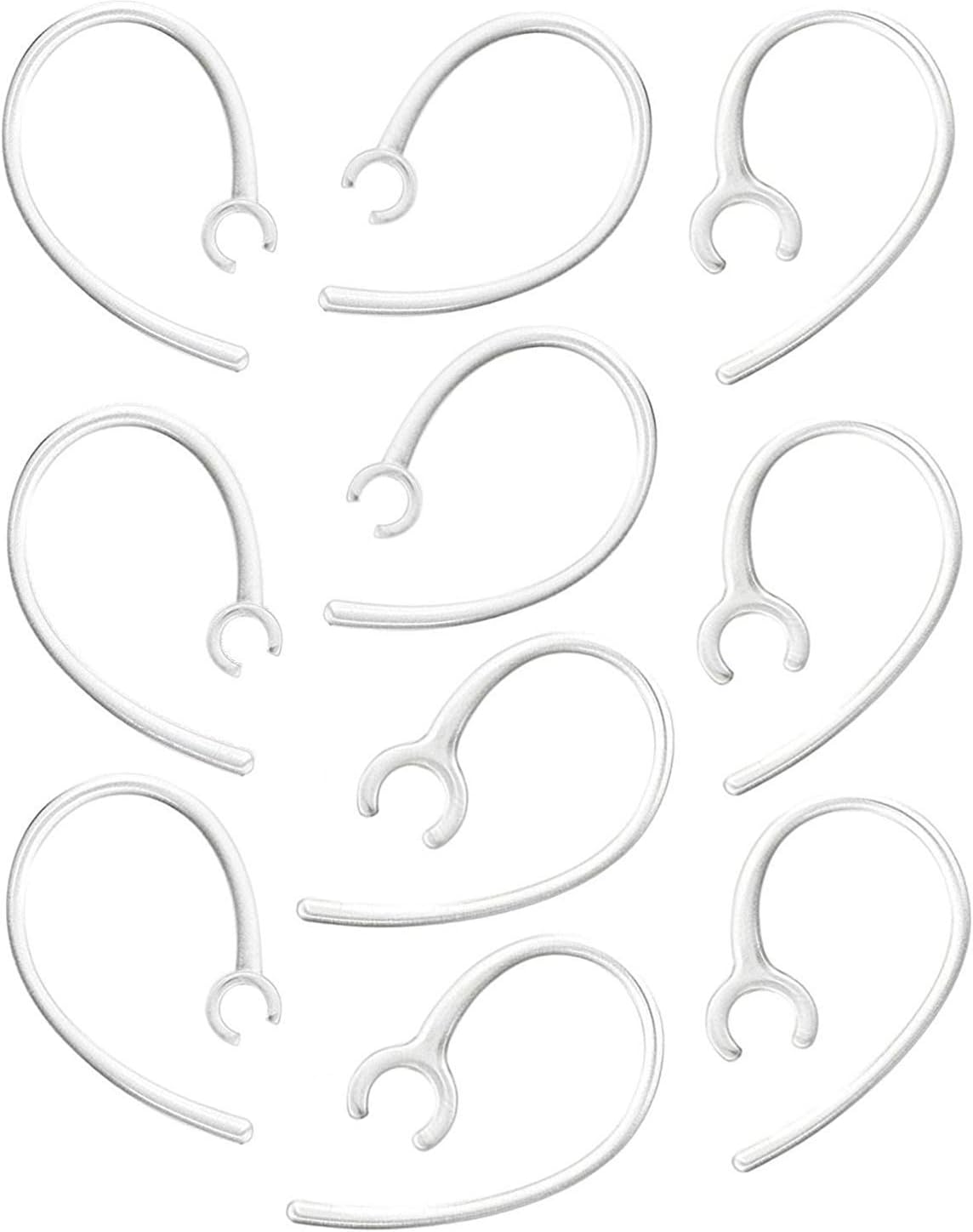 Amazon.com: Universal Earbuds Earhooks 10-PACK Bluetooth Replacement ...