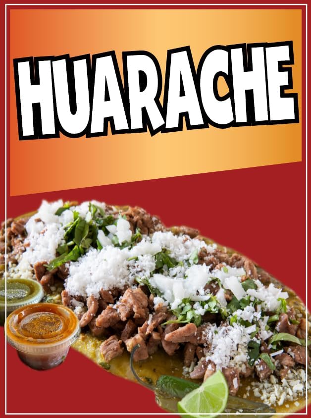 Amazon.com - Huarache Decal Window Sticker Mexican Food Truck ...