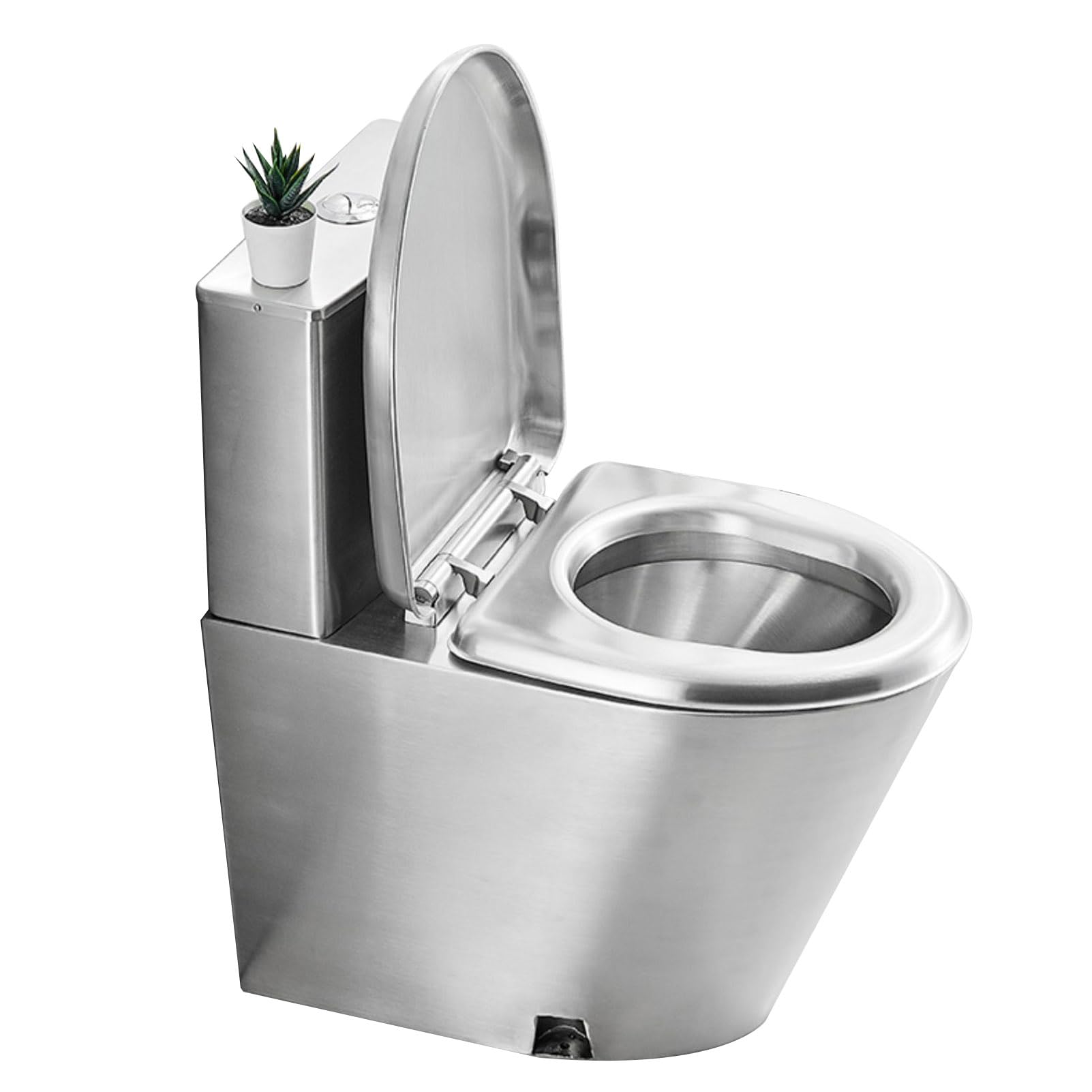 Amazon.com: 304 Stainless Steel Commercial Toilet,Bathroom High ...