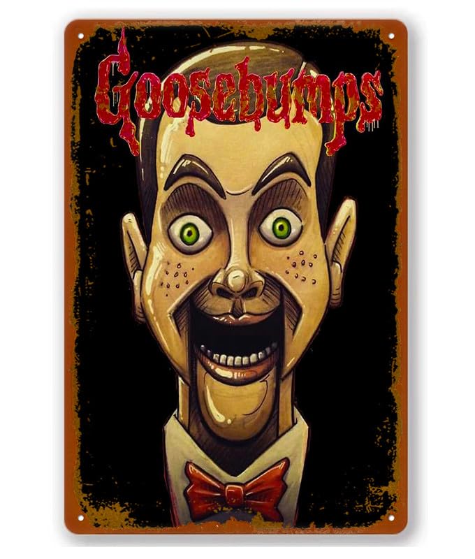 Amazon.com: Slappy The Dummy- Goosebumps Vintage Metal Tin Signs ...