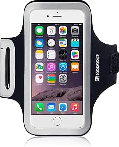 Amazon.com: iPhone 6S Armband, Shocksock Reflective Sports Gym Bike ...